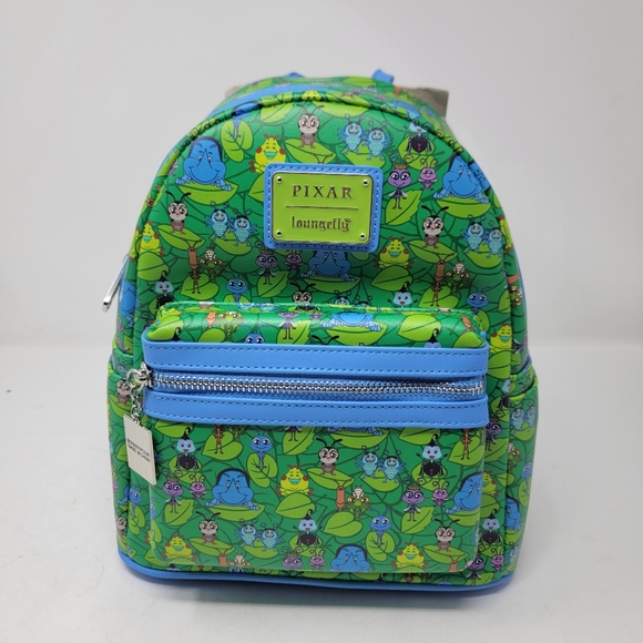 Loungefly | Bags | Nwt Loungefly Disney A Bugs Life Mini Backpack Green ...